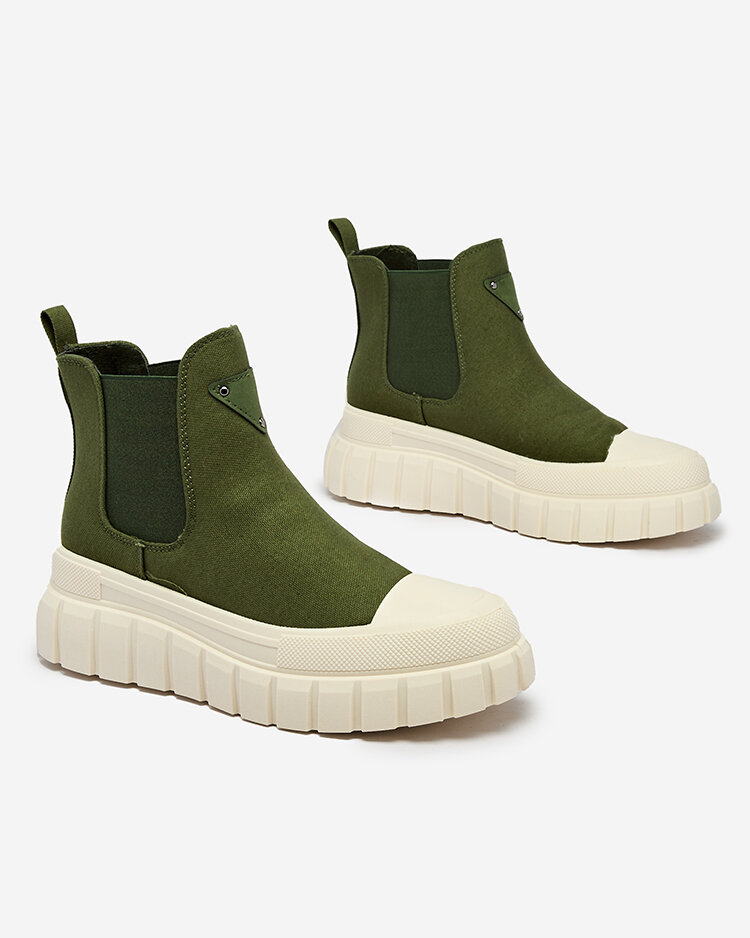 Royalfashion Verde închis adidași înalți pentru femei Nexeri - verde ...